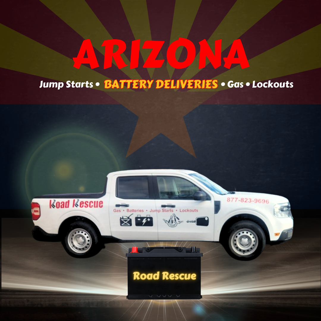 Arizona Drivers - Car Battery Trouble? Road Rescue is on the way!